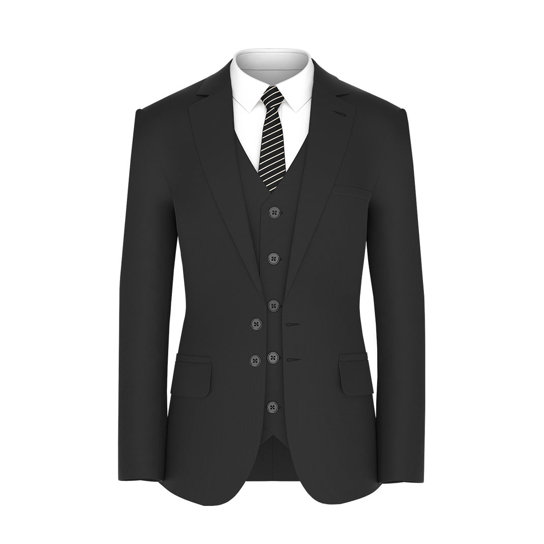 3 Piece Textured Suit (107111) – Antonio Uomo